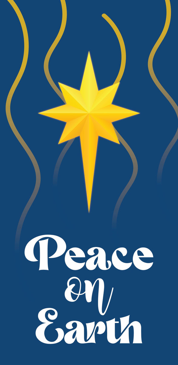 Peace on Earth Single Vinyl Banner – Dekra-Lite