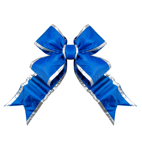 Blue Structural Bow w/ Silver Trim – Dekra-Lite