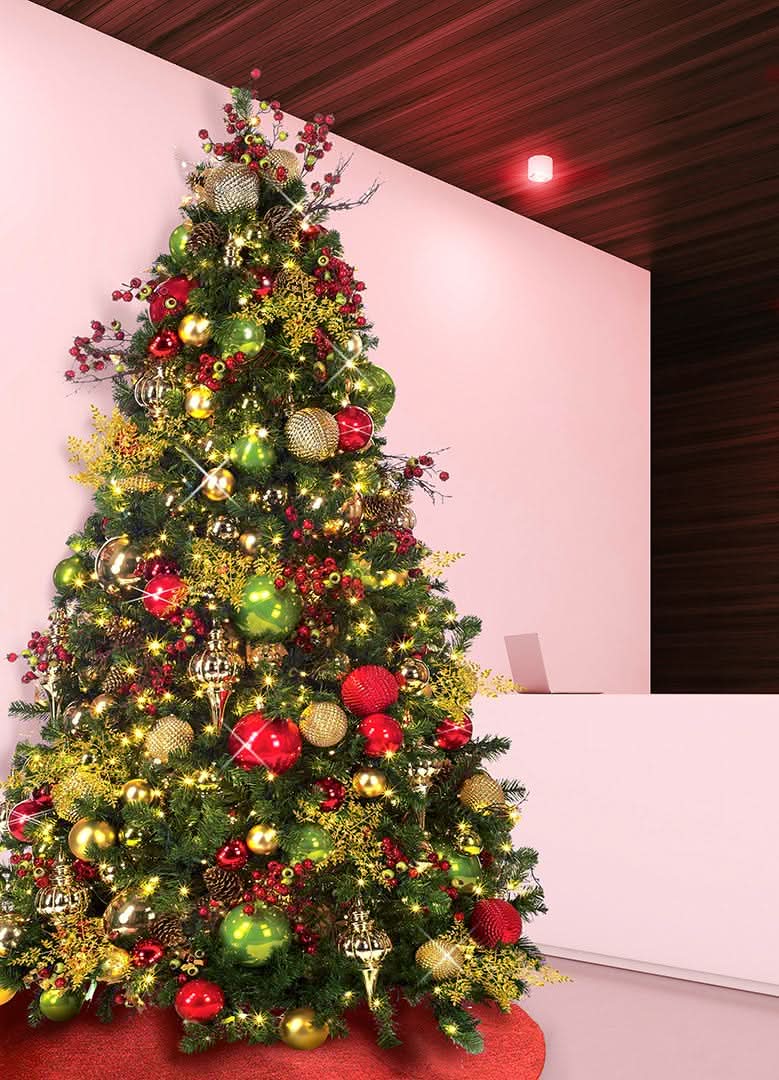 Indoor Pre Lit Christmas Tree | Illuminated Christmas Trees – Dekra-Lite