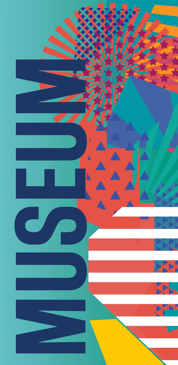 Modern Art Musuem - Blue Single Vinyl Banner – Dekra-Lite