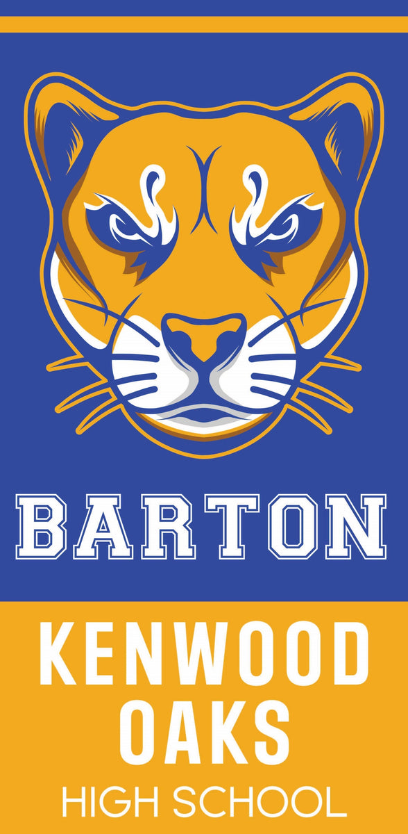 School Name with Logo Single Vinyl Banner – Dekra-Lite