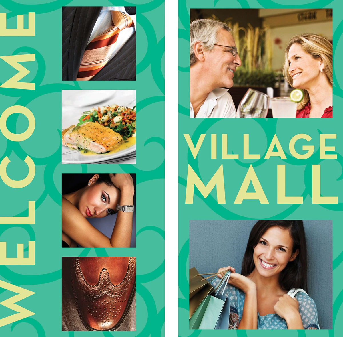 Shopping Center Double Vinyl Banner Set (30"x60") – Dekra-Lite