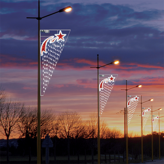 Pole-Mounted Christmas Decorations: Perfect Lighting Touch | Dekra-Lite