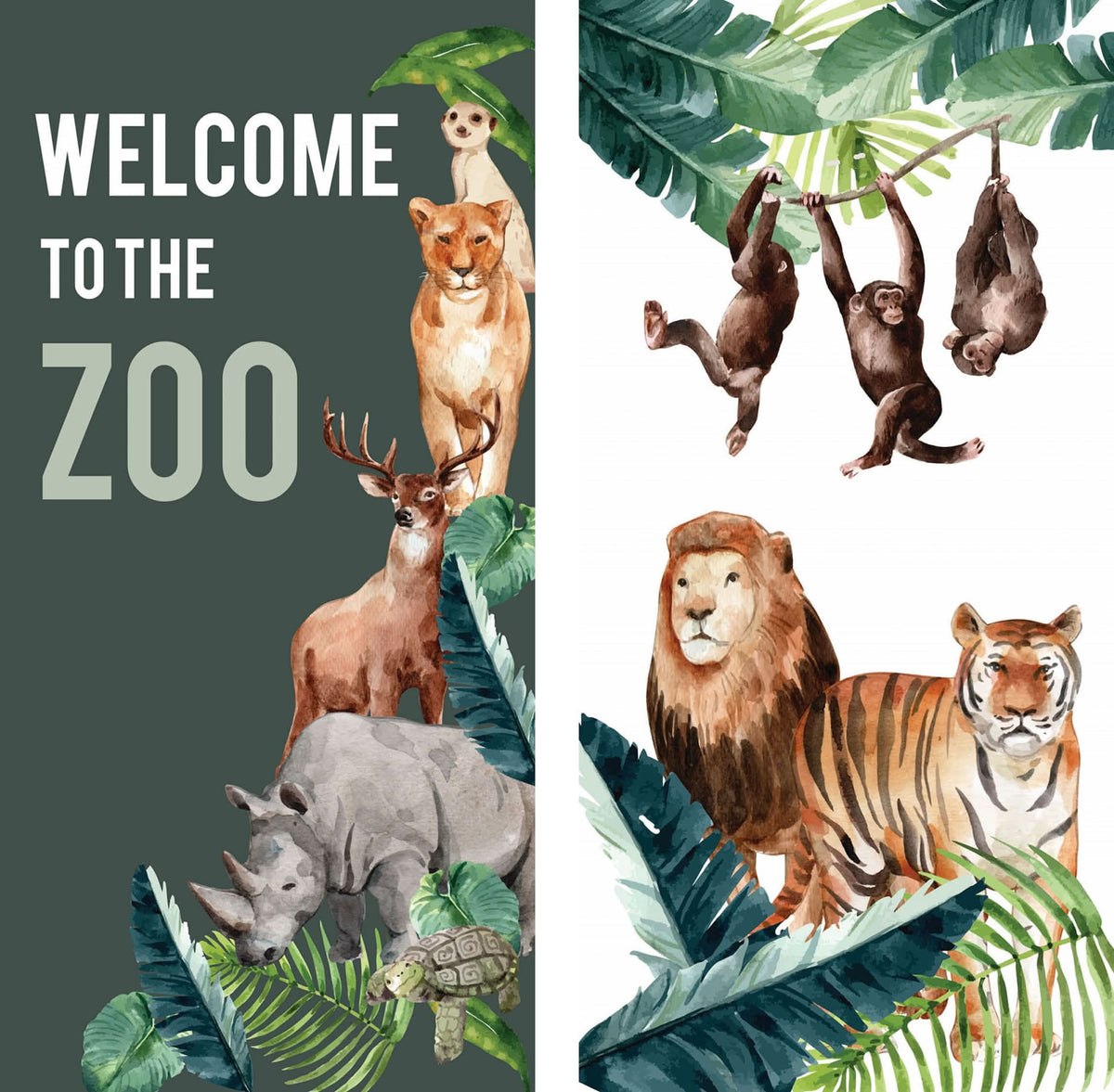 Welcome to the Zoo Double Vinyl Banner – Dekra-Lite