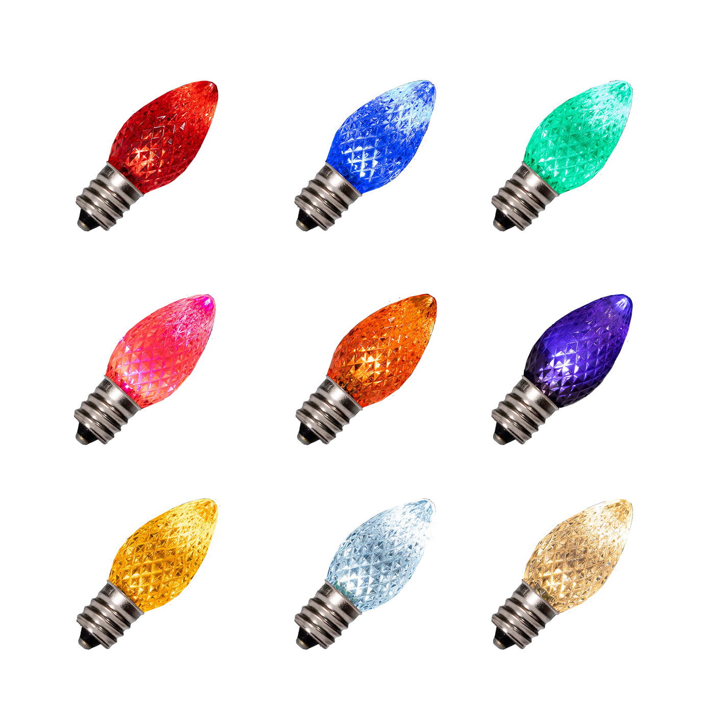 LED C7 Faceted Bulbs – Dekra-Lite