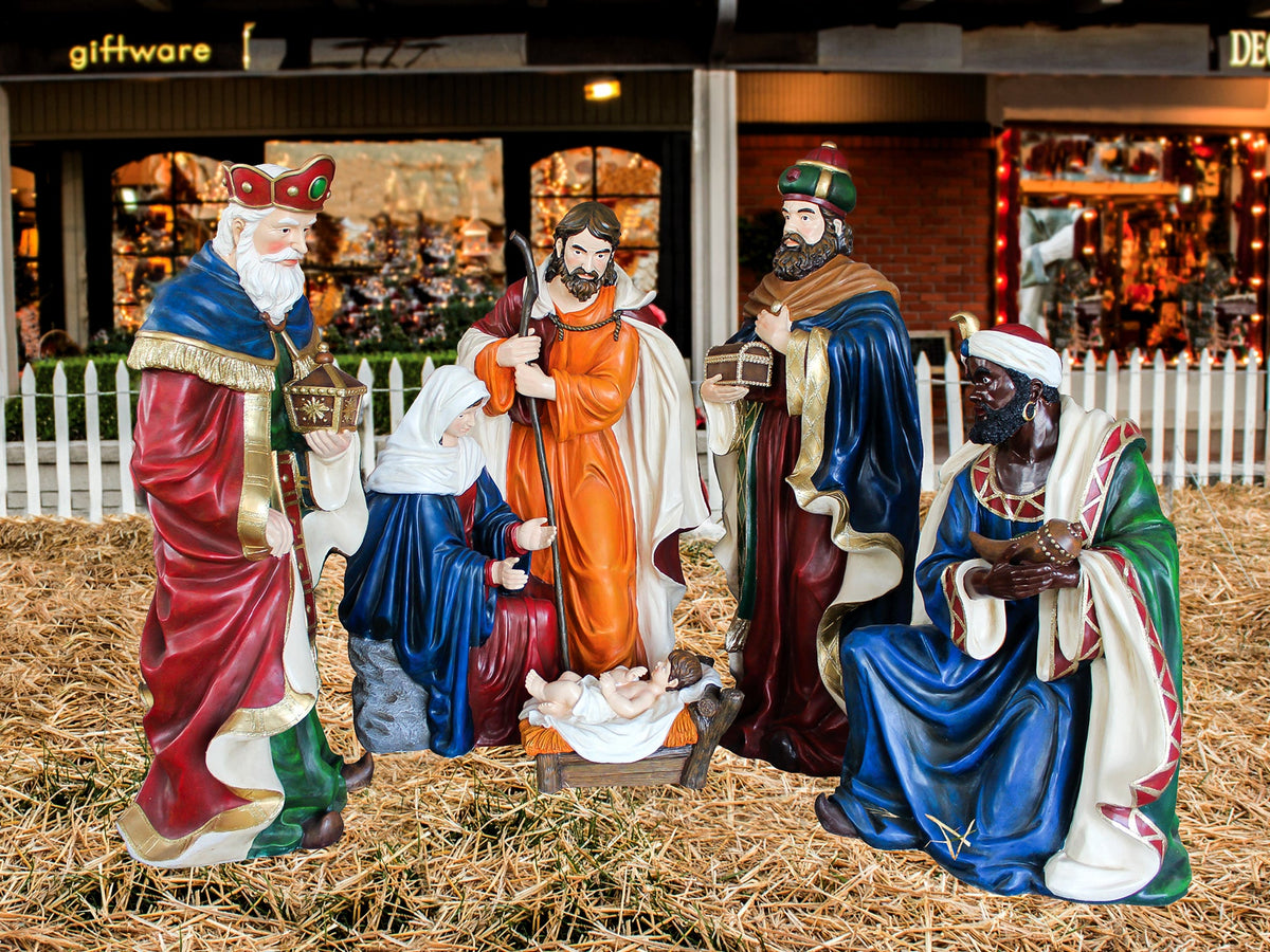 Fiberglass Nativity Scene – Dekra-Lite