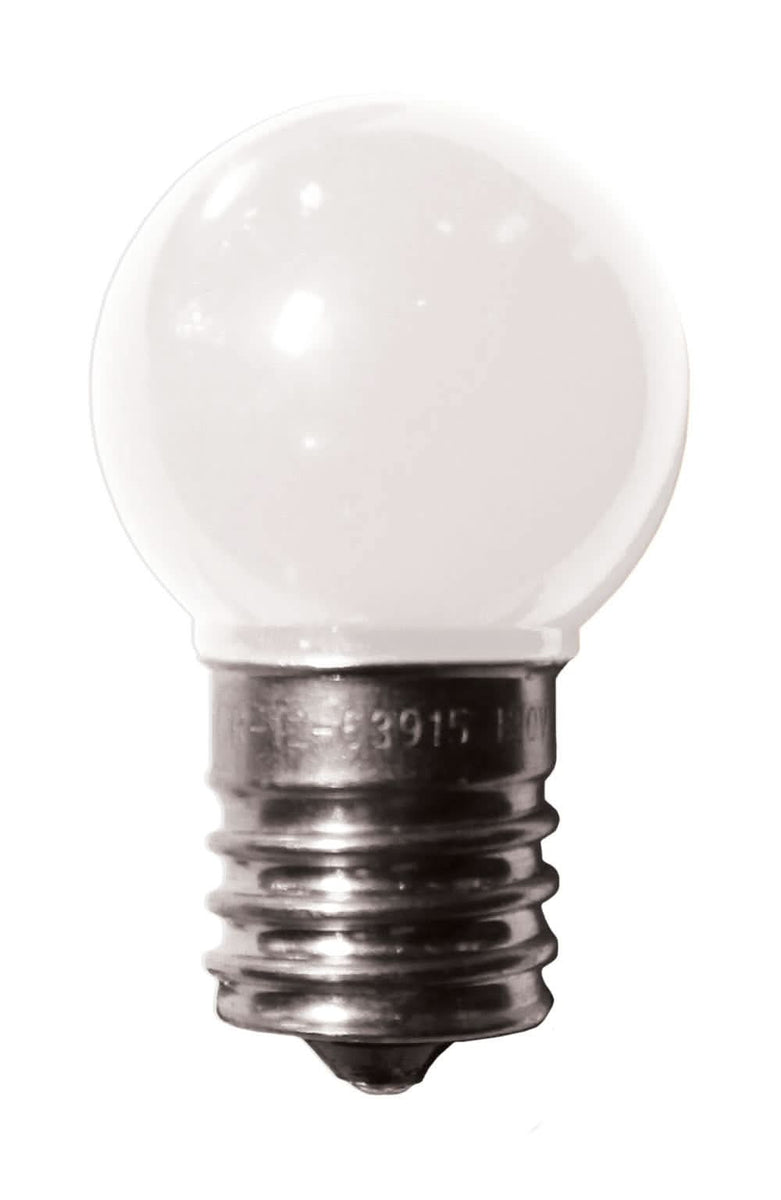 LED G30 (E17) Opaque Bulb, Warm White (SMD) – Dekra-Lite